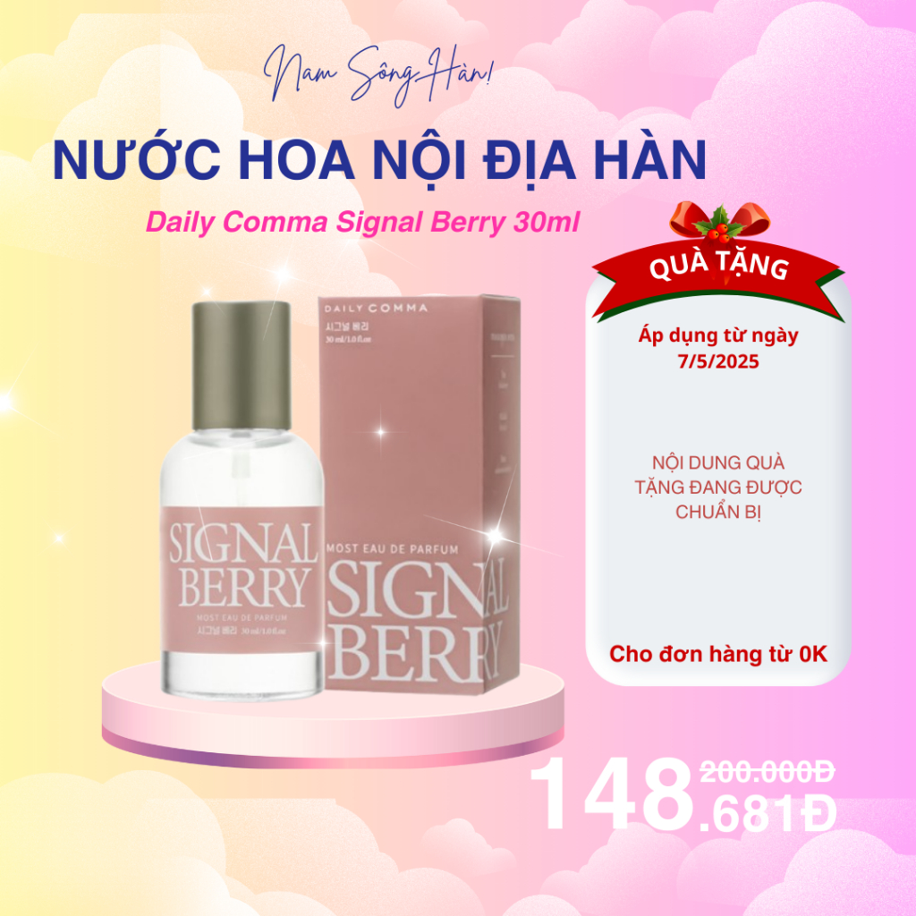 Nước hoa nội địa Hàn Quốc Daily Comma Most Eau de Parfum SIGNAL BERRY ...