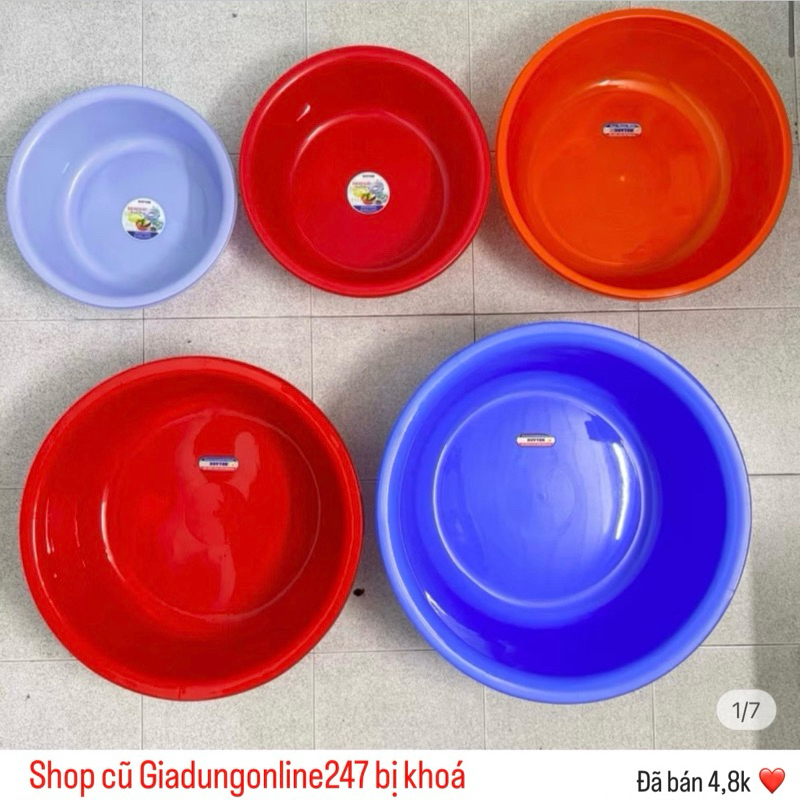 Thau Nhựa Duy Tân Nhiều Kích Cỡ 4T/4T5/5T/5T5/6T/6T5/7T | Shopee Việt Nam