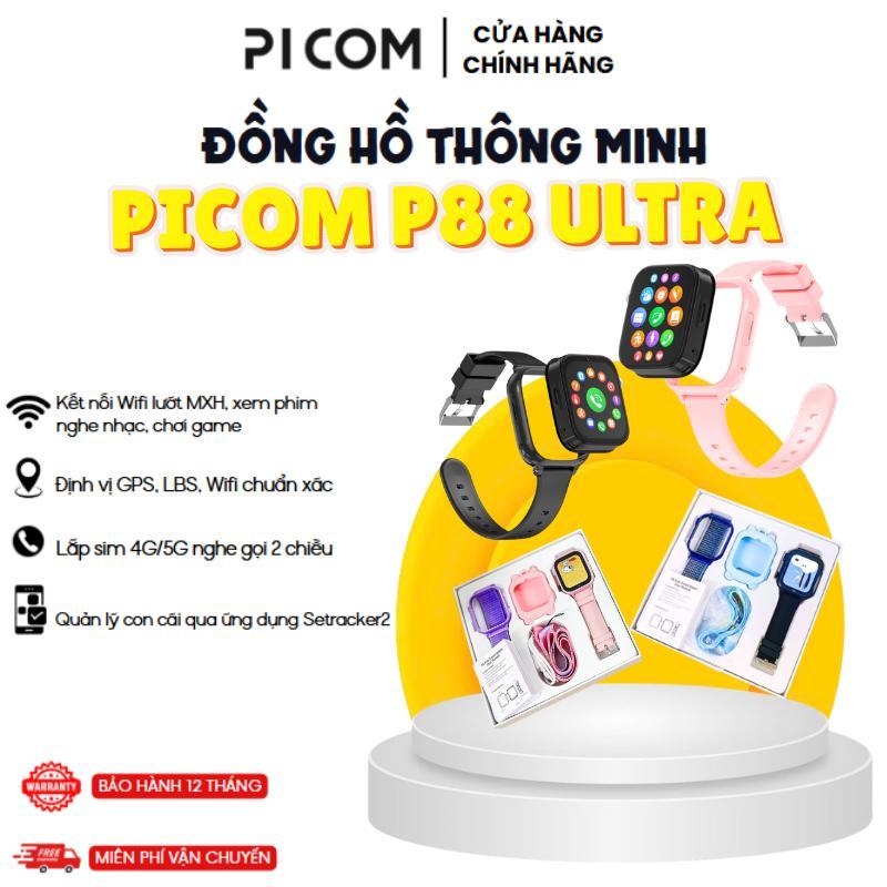 Đồng Hồ Thông Minh Trẻ Em Picom P88 Ultra Lắp Sim Nghe Gọi Video Định ...