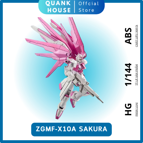 Mô hình HG Freedom Sakura, 1/144 Mecha Fighter, Xếp hình mecha, Mô hình ...
