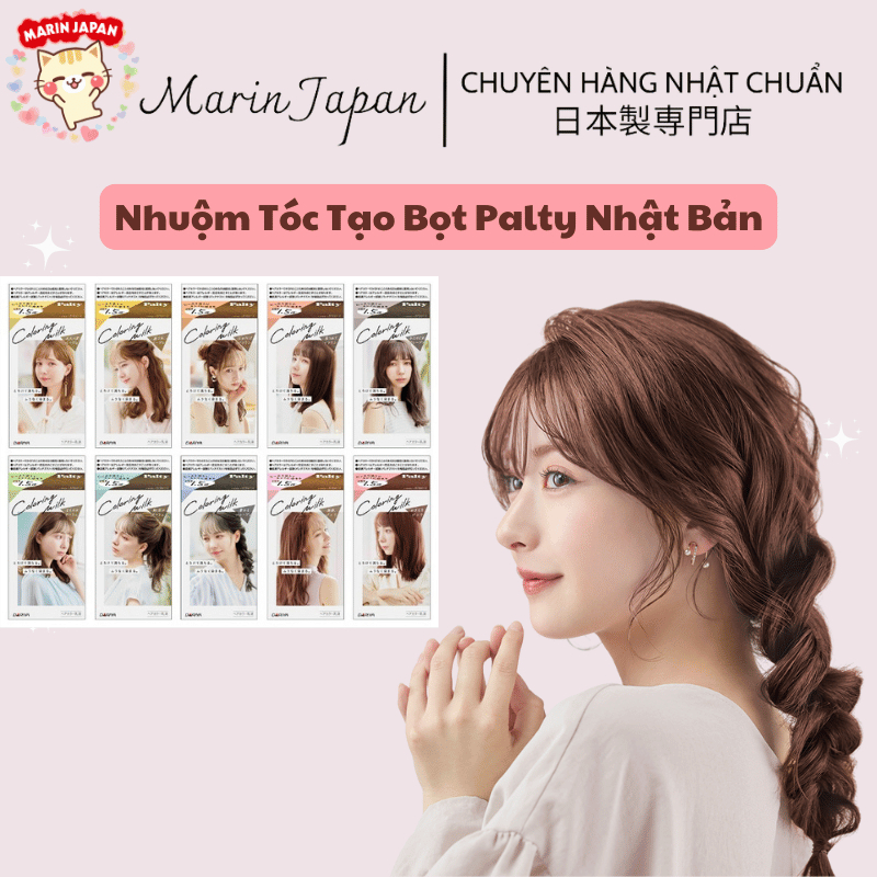 Nhuộm tóc tạo bọt dạng sữa Dariya Palty Coloring Milk Nội Địa Nhật Bản Chính Hãng | Shopee Việt Nam