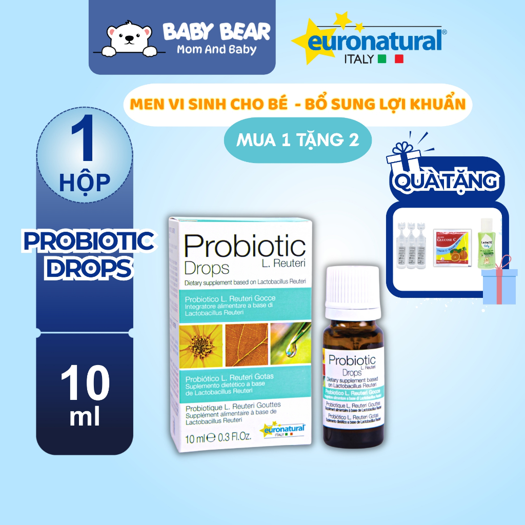 Probiotics L. Reuteri Drops - Men Vi Sinh Cho Bé, Bổ Sung Lợi Khuẩn, Cân Bằng Hệ Vi Sinh (Lọ ...