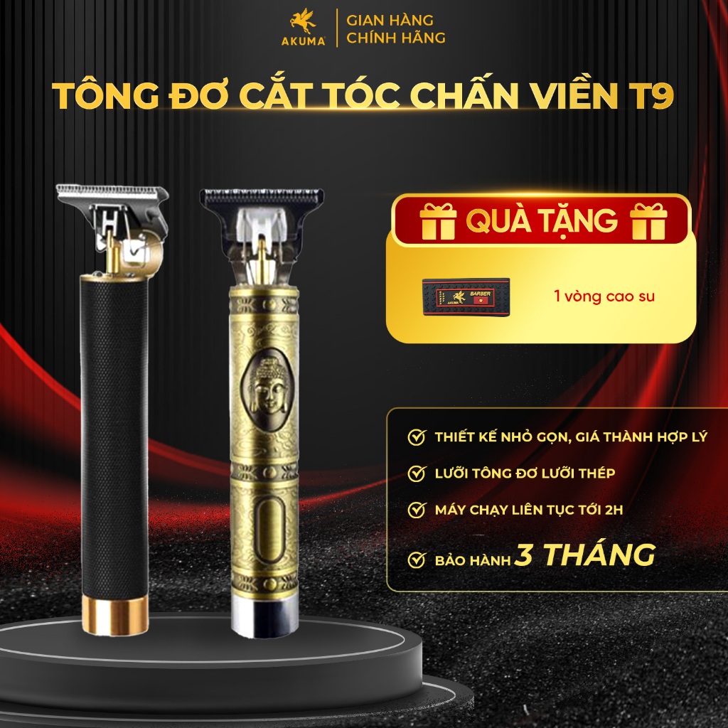Tông Đơ Cắt Tóc Chấn Viền T9 Giá Rẻ Phù Hợp Cho Gia Đình - Bảo Hành 3 Tháng | Shopee Việt Nam