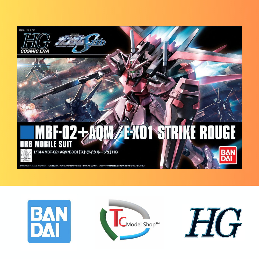 Mô hình lắp ráp HG 1/144 - MBF-02 + AQM/ E-XO1 STRIKE ROUGE chính hãng Bandai | Shopee Việt Nam