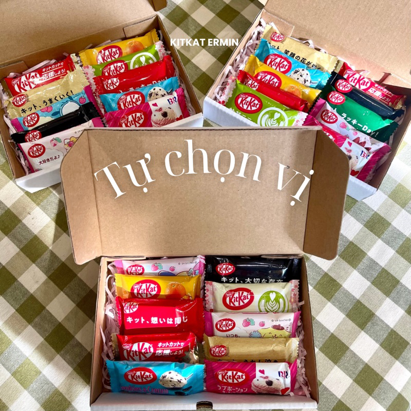 KitKat Gift Box Tự Chọn Vị – Hộp Quà Socola Nhật Chính Hãng | Shopee ...