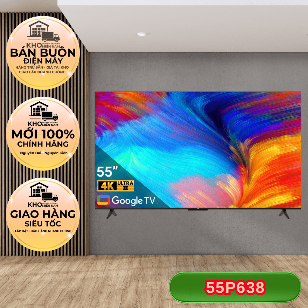 55P638 Google TV Tivi TCL 55 Inch 4K 55P638 | Shopee Việt Nam