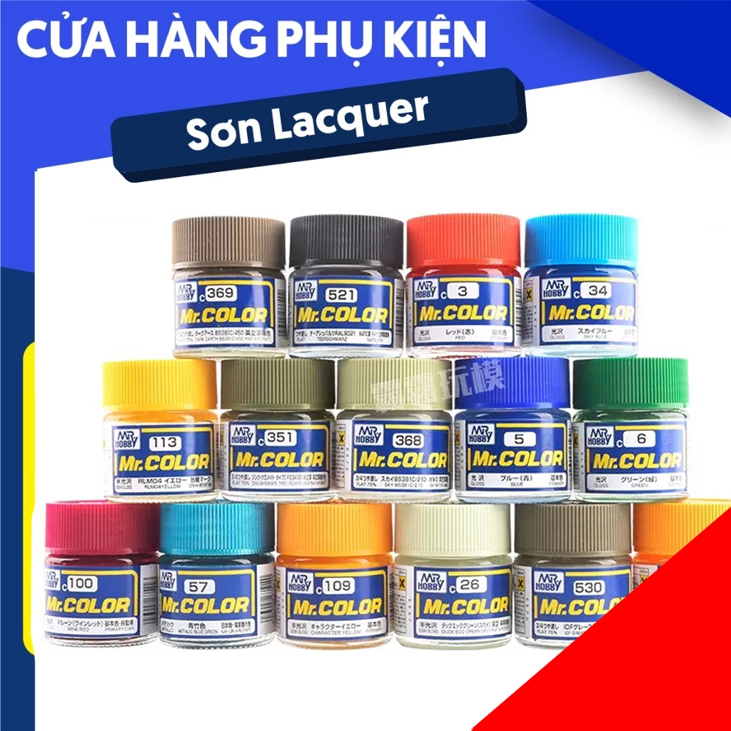 Lacquer ( C351 ~ C400 ) sơn mô hình Mr. Hobby - Mr. Color | Shopee Việt Nam