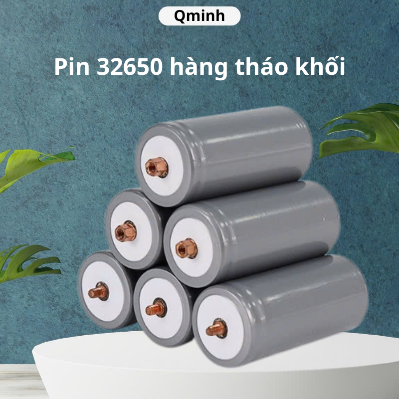 Pin 32650 6000mAh 3.2v, pin sắt 32650 phù hợp làm bình đề xe máy, đèn ...