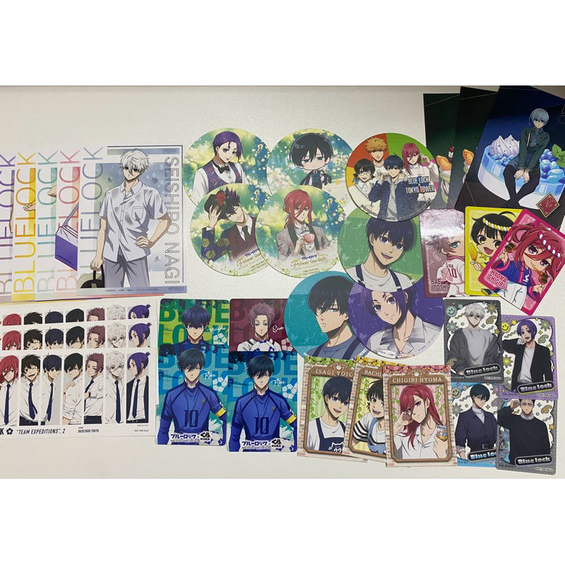 [Có sẵn] Tổng hợp goods gift giới hạn Isagi/Rin/Chigiri/Hiori/Nagi/Reo ...