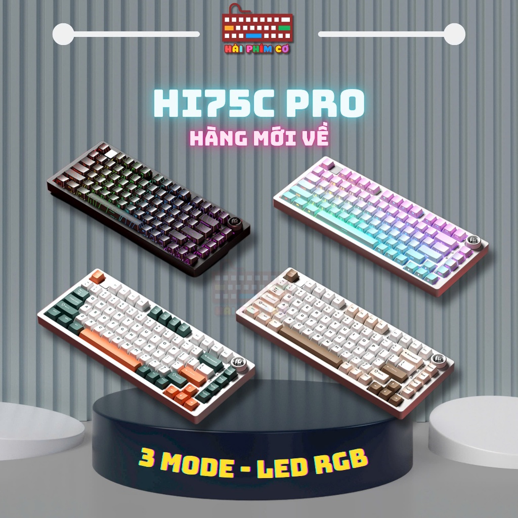 [HOẢ TỐC] BÀN PHÍM LEOBOG HI75C PRO | CASE NHÔM CNC NGUYÊN KHỐI | LED ...
