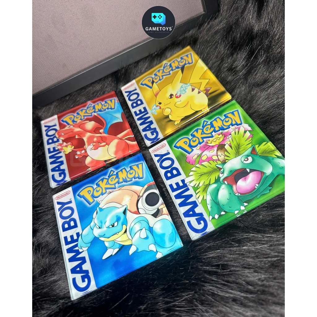 Thẻ kính trang trí xịn sò chủ đề RETRO Pokemon Game Yellow / Blue ...