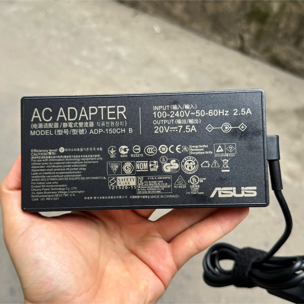 Sạc laptop Asus model ADP-150CH B 20V 7.5A (xịn bóc máy Asus) | Shopee ...