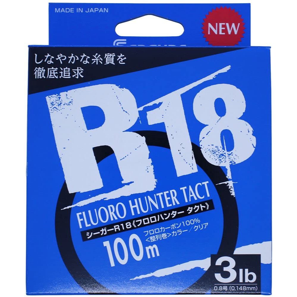 Dây fluorocarbon Seaguar R18 Fluoro Hunter TACT 100m Dụng cụ câu cá Nhật Bản | Shopee Việt Nam