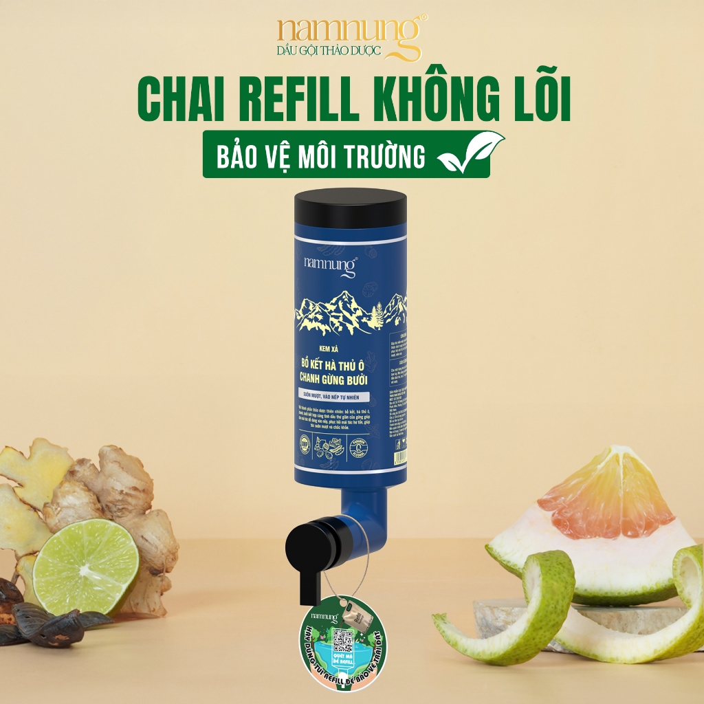 Chai Refill NAMNUNG Không Lõi Dán Tường Tiết Kiệm Tiện Lợi Bảo Vệ Môi ...