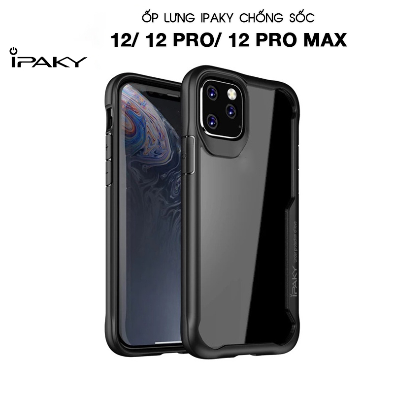 [Hỏa Tốc HCM] Ốp lưng IPAKY iPhone 12/ 12 Pro/ 12 Pro Max - Mặt lưng ...