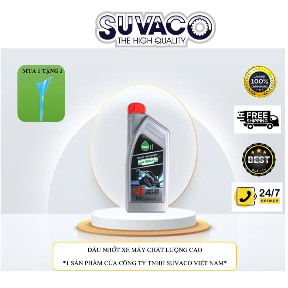 Dầu nhớt chính hãng SUVACO, tương thích các dòng xe, giá cả cạnh tranh | Shopee Việt Nam