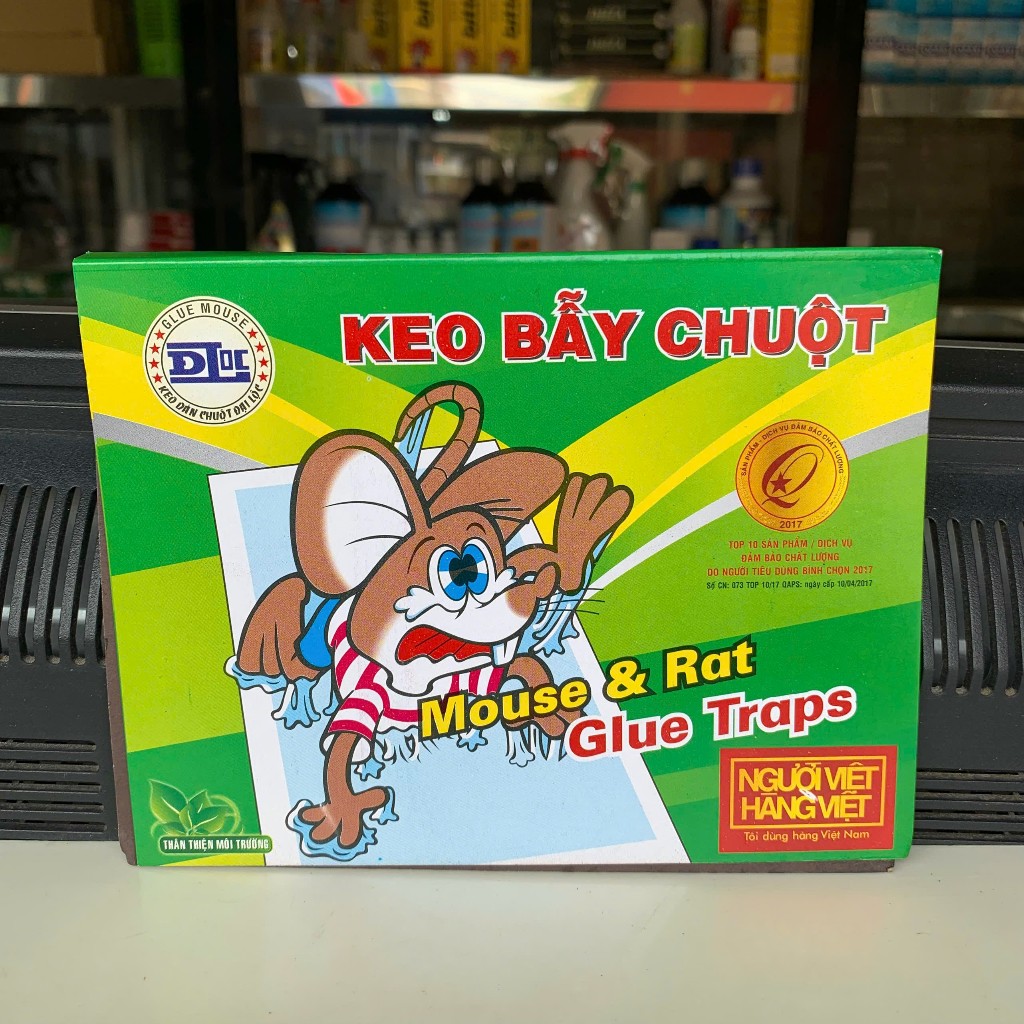 Keo dính chuột giấy nhí Đại Lộc kích thước 25x15cm | Shopee Việt Nam