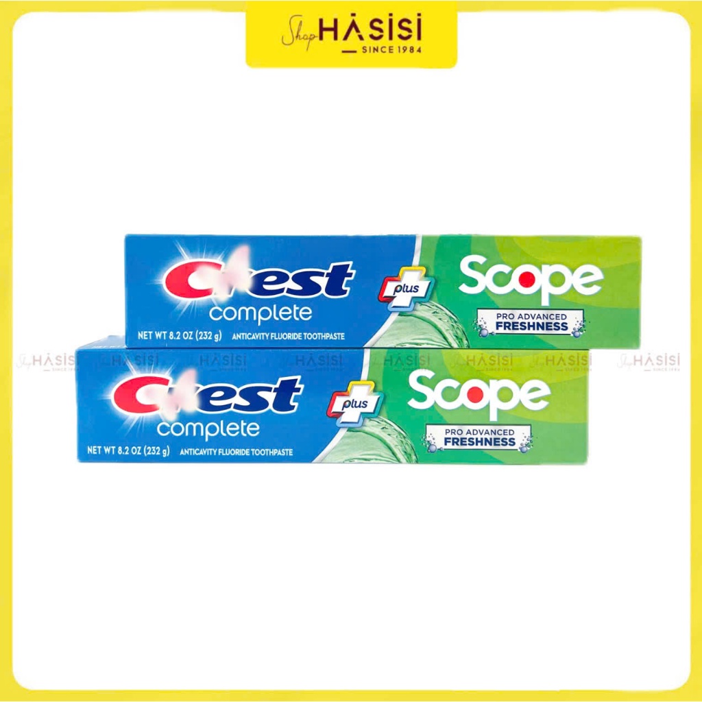 Kem Đánh Răng CREST - Complete Plus Scope Advanced Freshness 232g ...