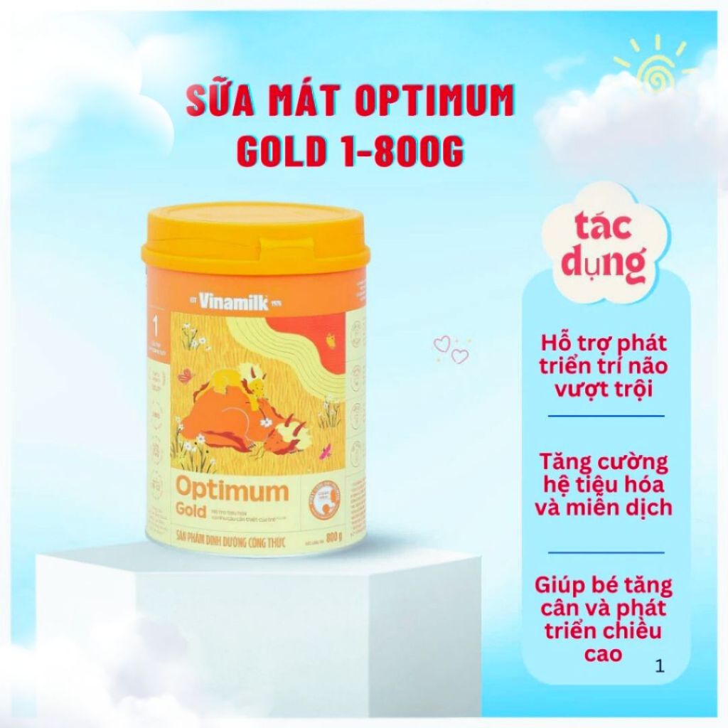 Sữa Bột Optimum Gold vinamilk đủ số 1, 2, 3, 4 - Lon 800g và 850g ...