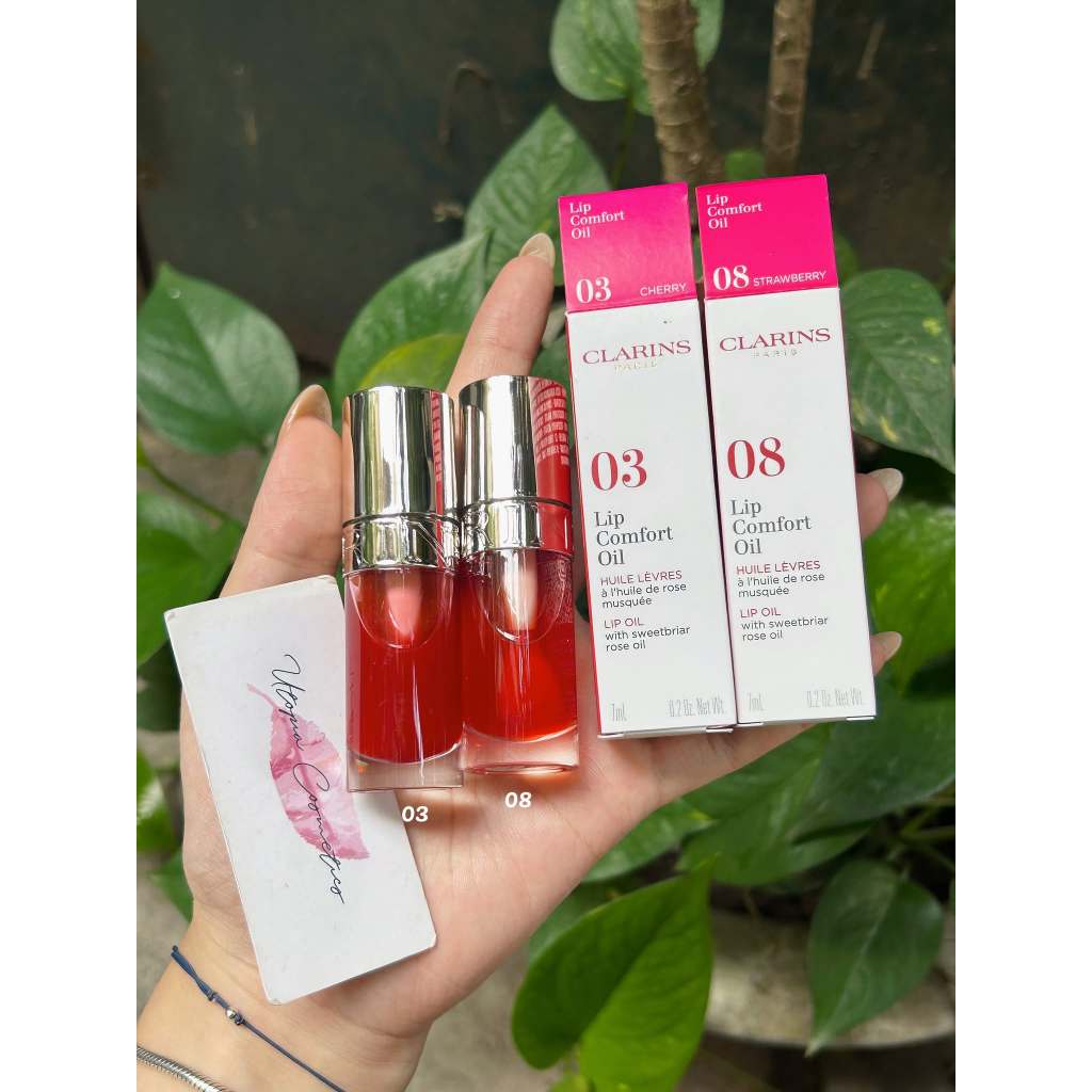 Son Dưỡng Clarins Lip Comfort Oil fullsize fullbox | Shopee Việt Nam