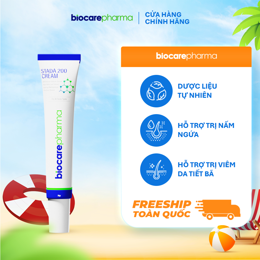 Kem hỗ trợ loại bỏ nấm da đầu - bong tróc vảy trắng | Stada 200 cream ...
