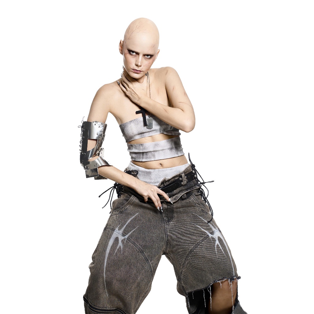 QUẦN DENIM WASHED 2 LƯNG FORM RỘNG ỐNG THÁO RỜI _ ROMANS DOUBLEWAIST ...