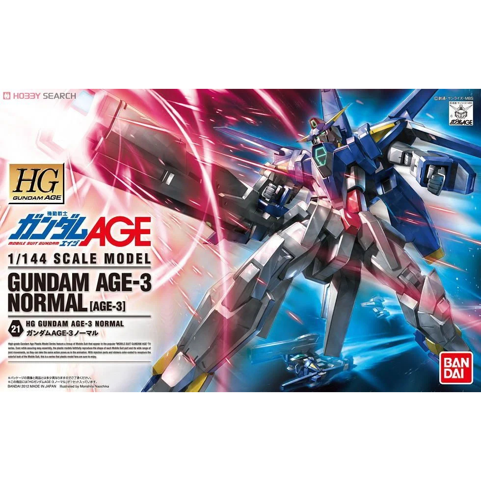[CÓ SẴN] Mô Hình Lắp Ráp HG AGE-3 Normal Gundam | Shopee Việt Nam