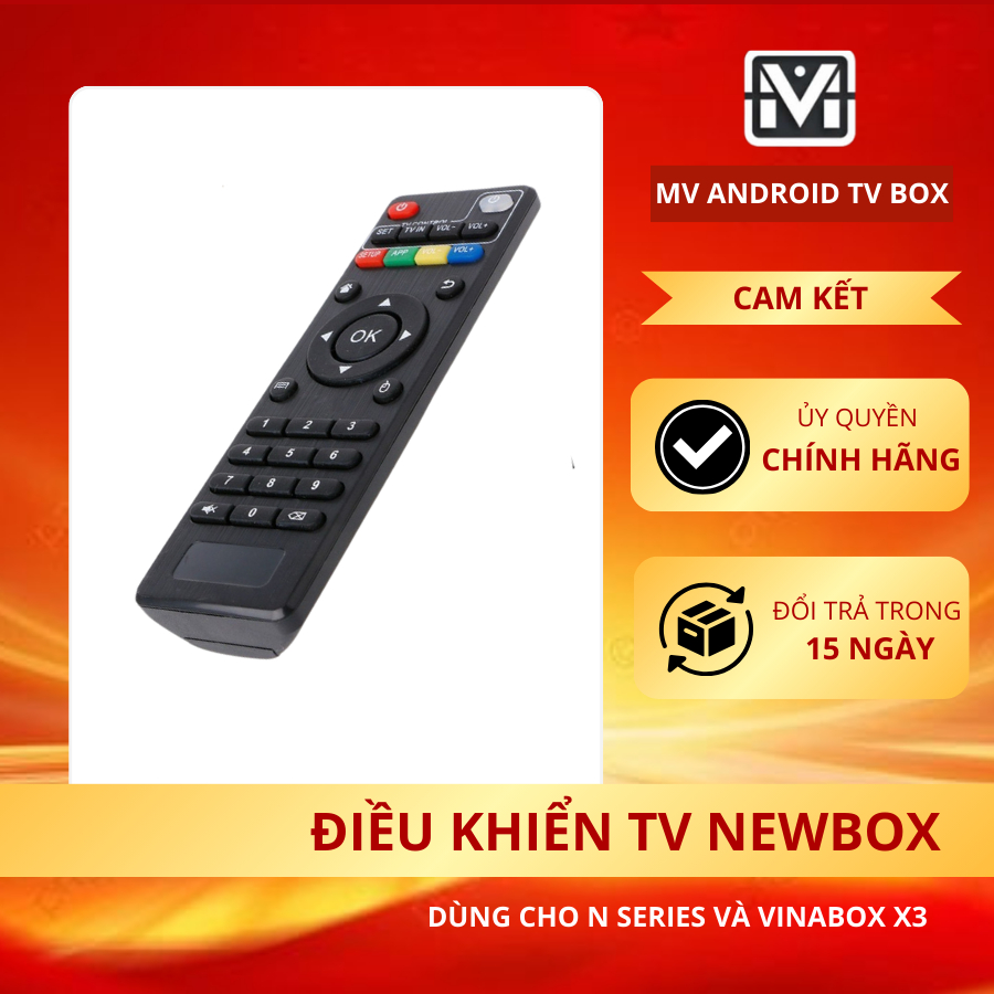 Remote Điều Khiển TV NEWBOX Hộp Tivi Thông Minh Android New Box N8 N9 VinaBox X3 | Shopee Việt Nam