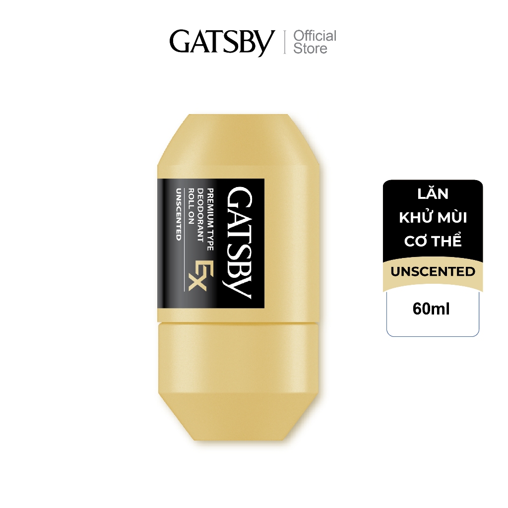 GATSBY Lăn khử mùi Premium Type Unscented 60ml | Shopee Việt Nam