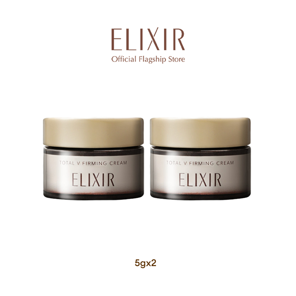 GIFT_Combo 2 Kem dưỡng cải thiện chảy xệ ngăn ngừa lão hóa ELIXIR TOTAL V FIRMING CREAM 5g ...