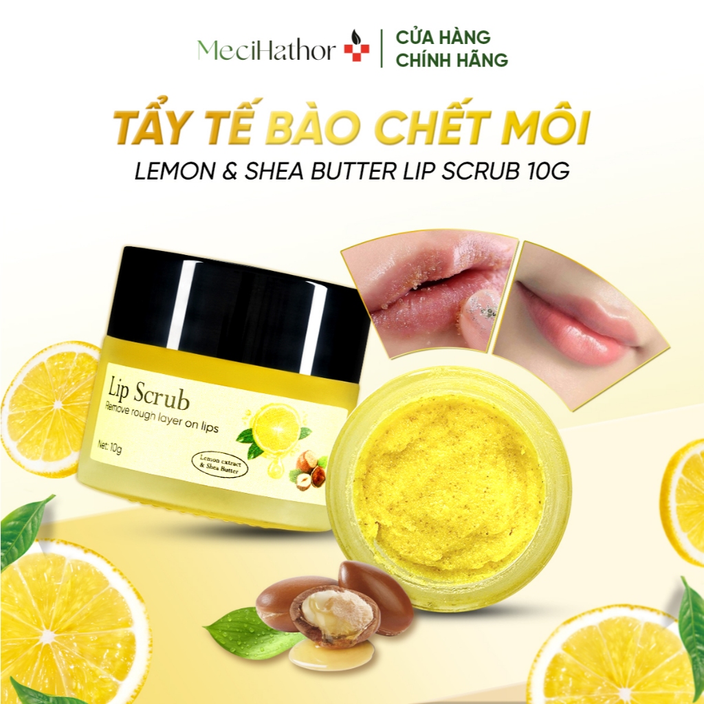 Tẩy Tế Bào Chết Môi Chanh Vàng Làm Sạch Da Chết Giảm Thâm Môi Lemon ...