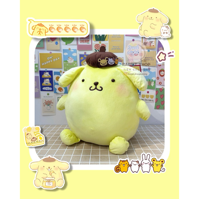 [CHÍNH HÃNG - CÓ SẴN] Thú bông PompomPurin Pudding hàng chính hãng ...