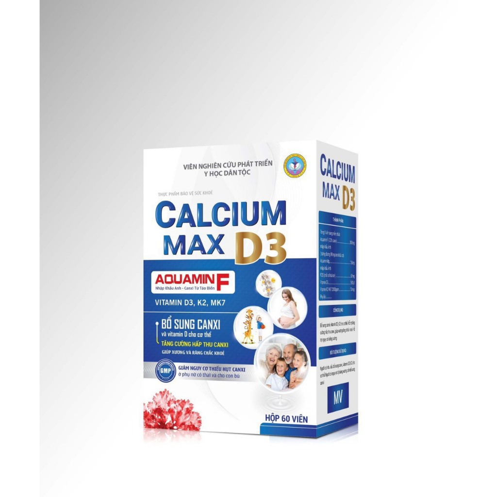 Canxi Hữu Cơ Calcium Max D3 - Canxi Từ Tảo Biển Đỏ Cho Cả Gia Đình ...