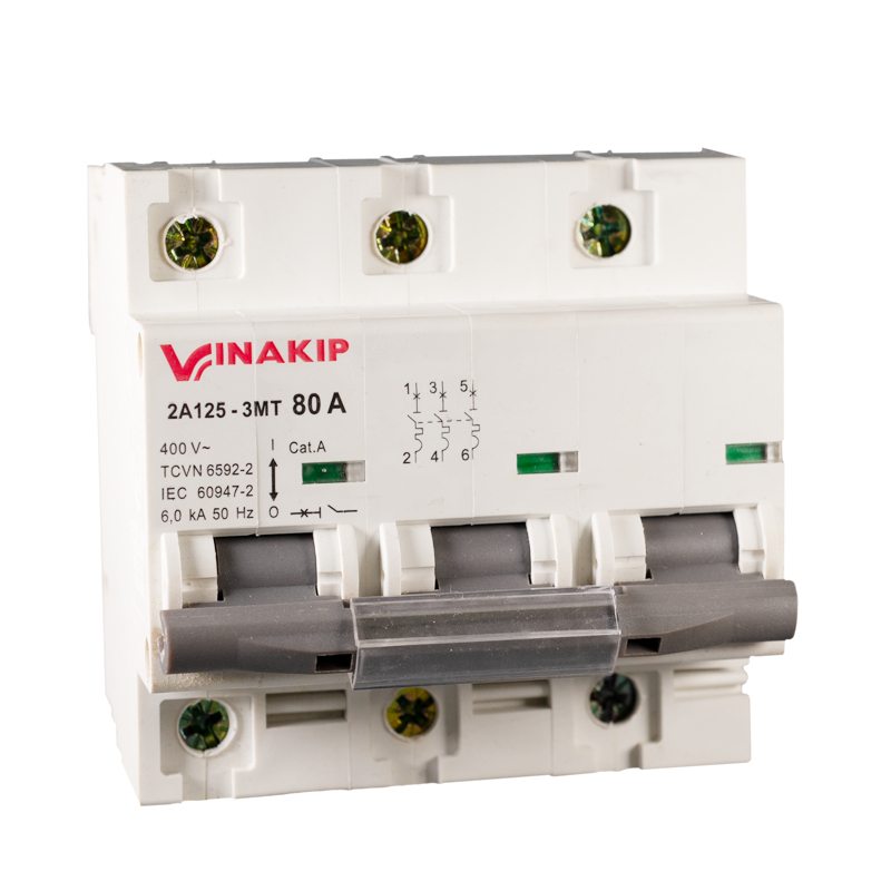 MCB ATM aptomat đóng cắt 3 pha 80A - 100A VINAKIP | Shopee Việt Nam