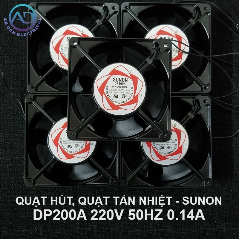 Quạt hút, Quạt tản nhiệt - SUNON DP200A 2123HSL 220V 50HZ 0.14A 120x120x38mm | Shopee Việt Nam