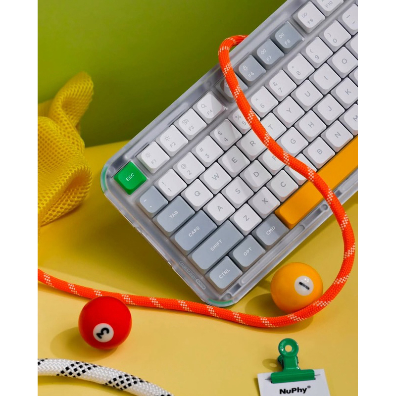 Bàn phím cơ NuPhy Kick75 – Layout 75%, Gasket Mount, LED RGB, Kết nối 3 ...