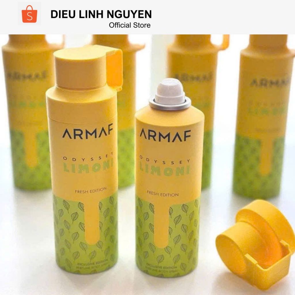 Xịt thơm Body Armaf Odyssey Limoni Perfume Body Spray 200ml [unisex ...