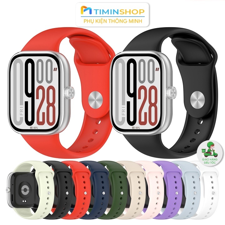 Dây Redmi Watch 5/ 4/ MI Band 8 Pro/ 9 Pro - Chất silicone (DMI5) | Shopee Việt Nam
