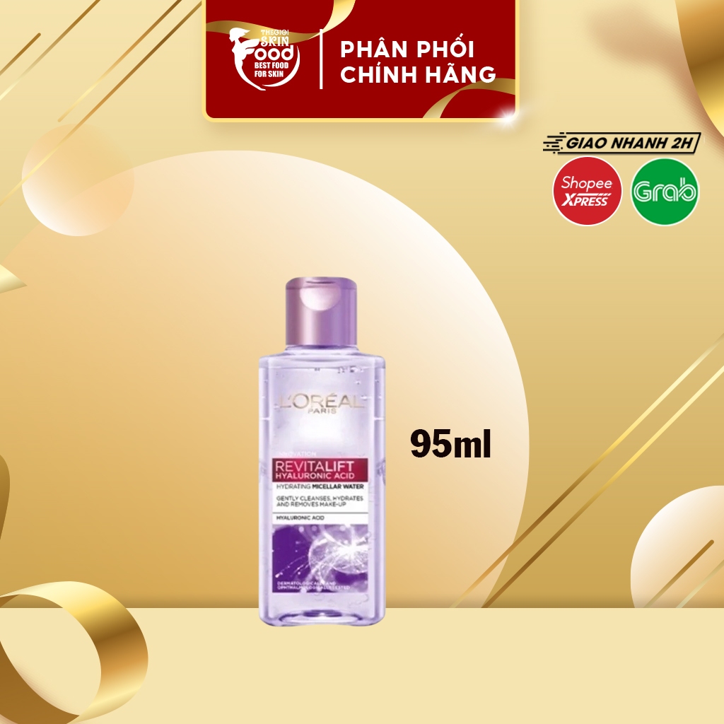 [HB Gift] Nước Tẩy Trang L'oreal Revitalift Hyaluronic Acid Hydrating Micellar Water 95ml (HÀNG ...