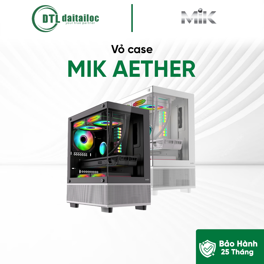 Case Máy Tính MIK AETHER M-ATX / ITX | Chính Hãng | Bảo hành 25 tháng ...