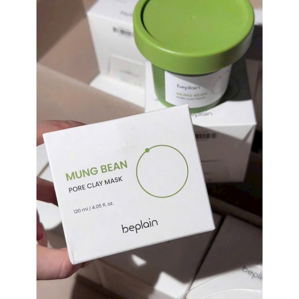 Mặt Nạ Đất Sét Đậu Xanh Beplain Mung Bean Fore Clay Mask 120ml | Shopee ...