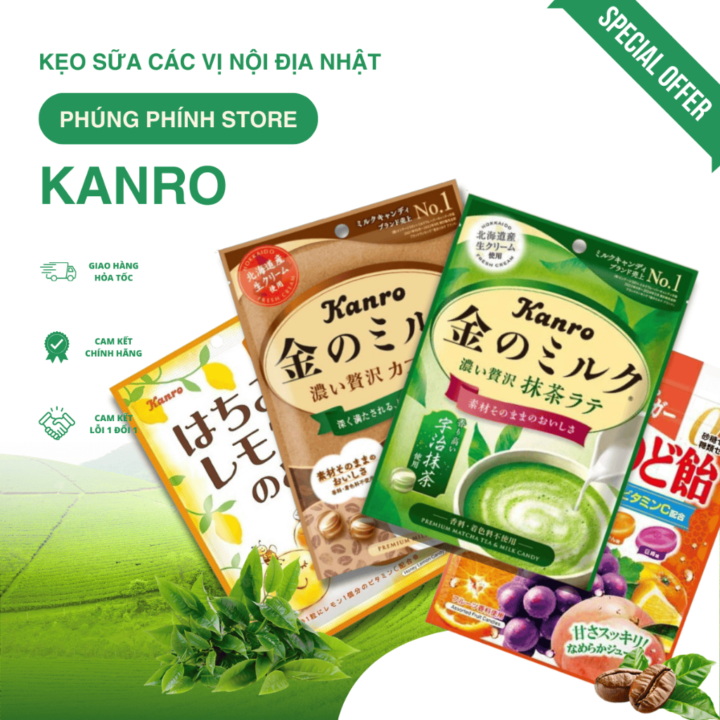 Kẹo sữa Kanro các vị nội địa Nhật | Shopee Việt Nam