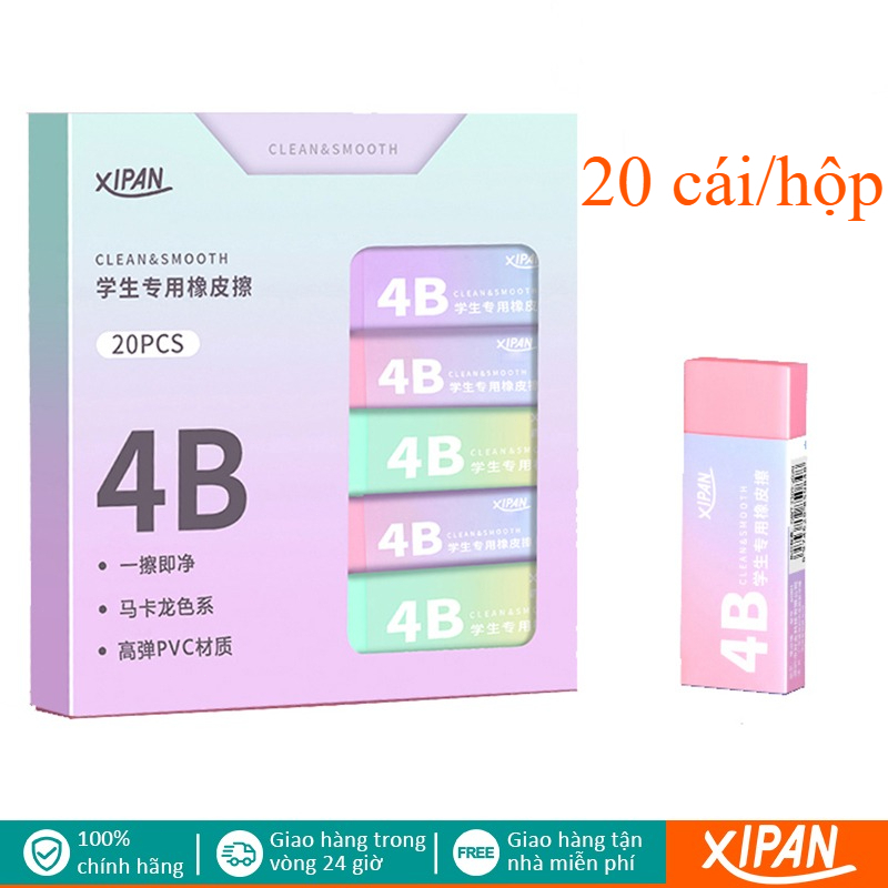 Xipan Tẩy bút chì 4B siêu sạch thiết kế đơn giản, gôm tẩy bút chì dành ...