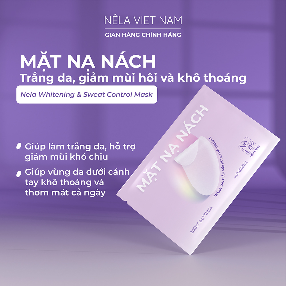 Mặt Nạ Nách Dưỡng Trắng, Kiểm Soát Mồ Hôi NẾP LÀNG 14g [LẺ 1 MIẾNG ...