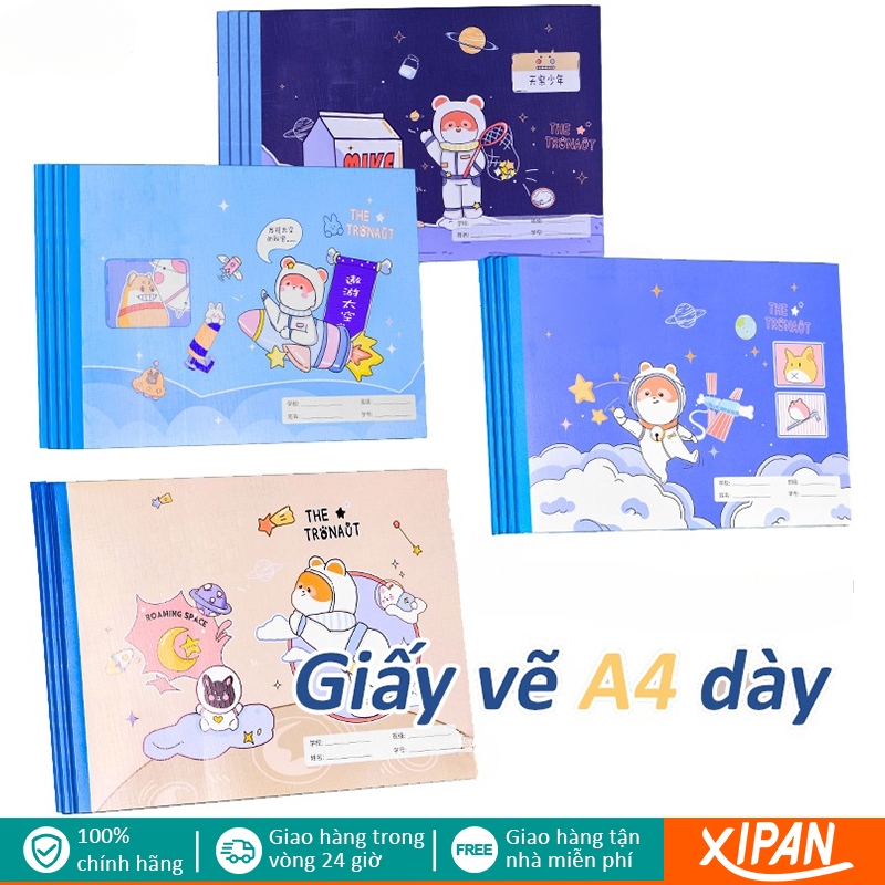 Vở Vẽ Học Sinh Tập Tô Màu Cho Bé Xipan Sổ Tô Màu 35 trang Sổ Vẽ A4 học ...