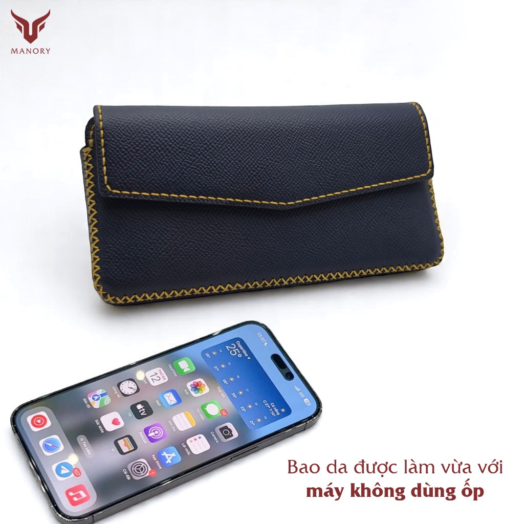 Bao da Iphone 11 | 12 | 13 | 14 | 15 | 16 series kiểu ngang (điện thoại ...