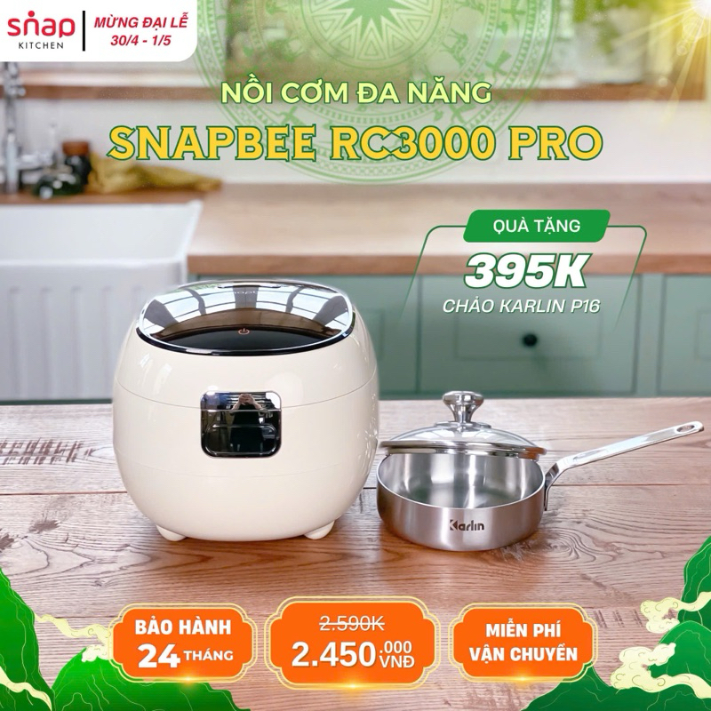 (Rẻ vô địch) (Chính hãng) NỒI CƠM ĐIỆN TÁCH ĐƯỜNG ĐA NĂNG SNAPBEE ...