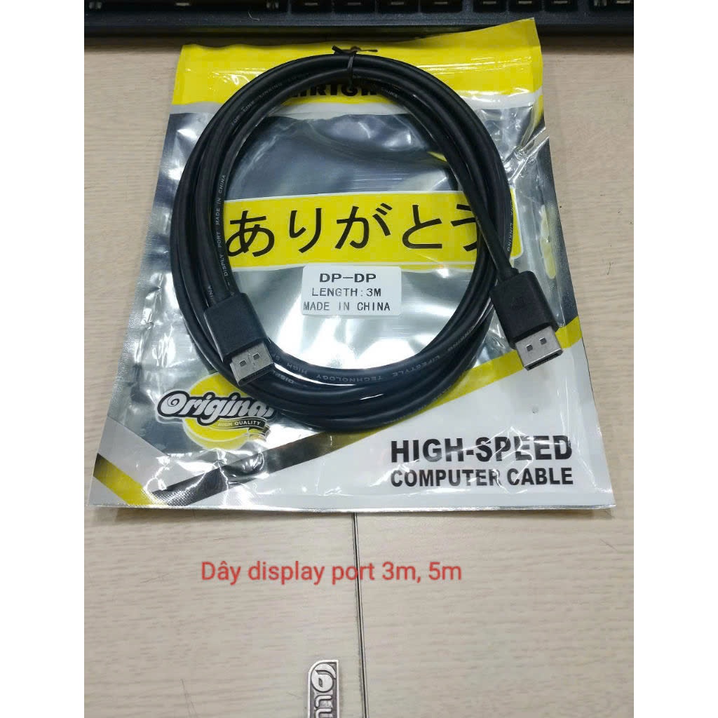 Dây Cáp DisplayPort thường Cáp 1.5m, 3m, 5m, 10m cho màn hình máy tính ...