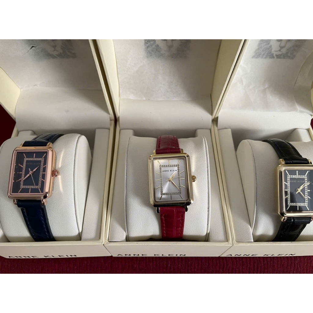 Đồng hồ nữ thời trang ANNE KLEIN AK/3820 24mm dây da | Shopee Việt Nam