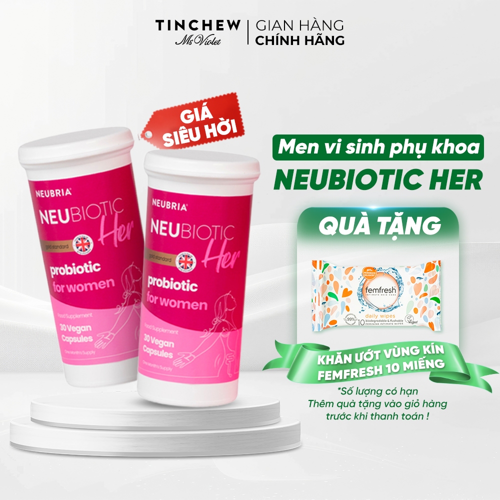 Men vi sinh Neubiotic Her ngăn ngừa vấn đề phụ khoa và cải thiện hệ ...
